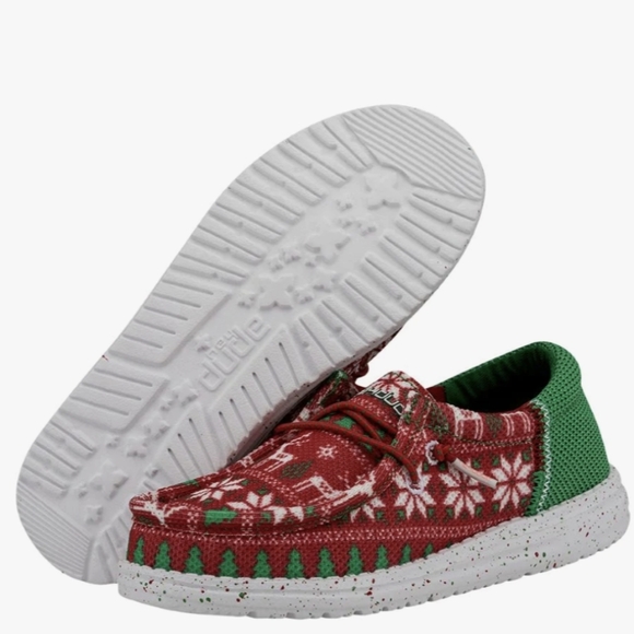 Hey Dude | Shoes | Hey Dude Wally Youth Christmas | Poshmark